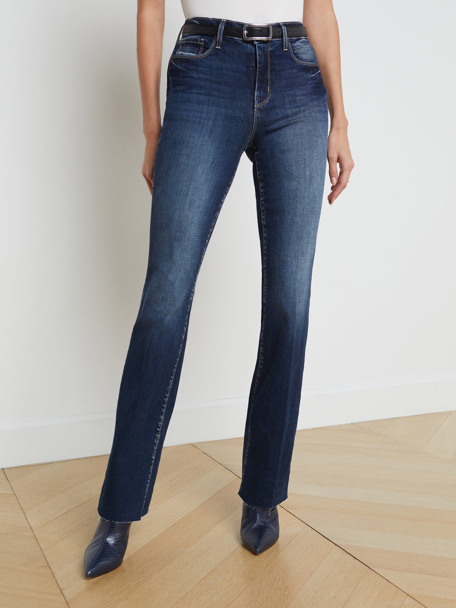 L'AGENCE - Ruth High-Rise Straight-Leg Jean in Columbia