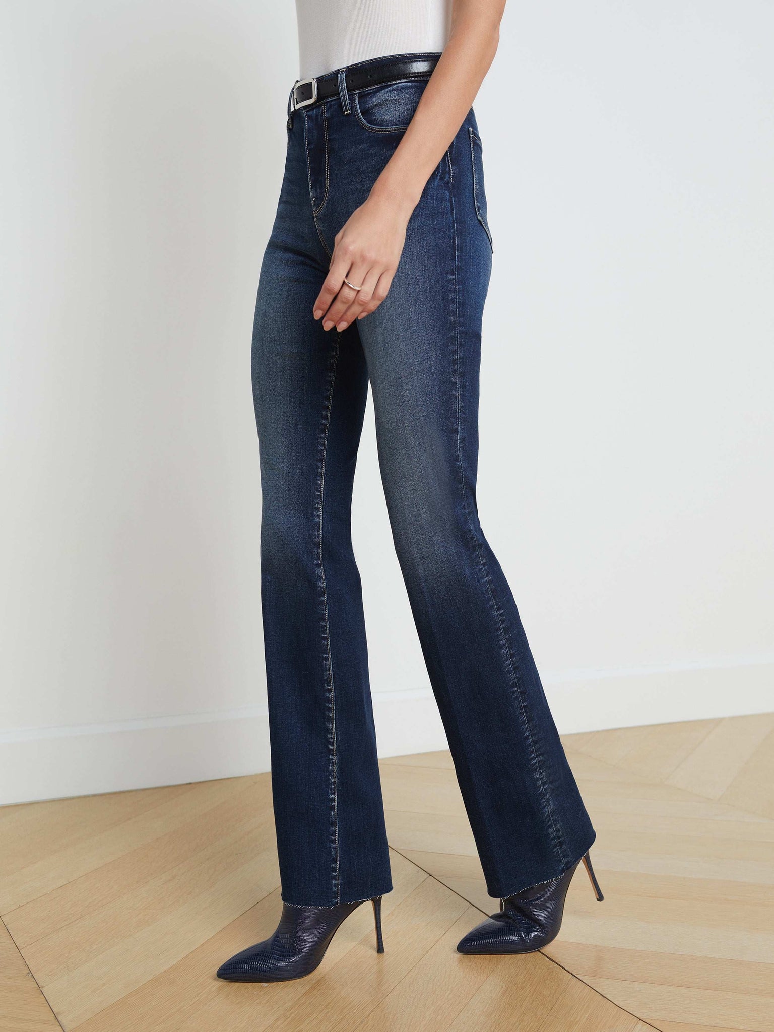 L'AGENCE - Ruth High-Rise Straight-Leg Jean in Columbia