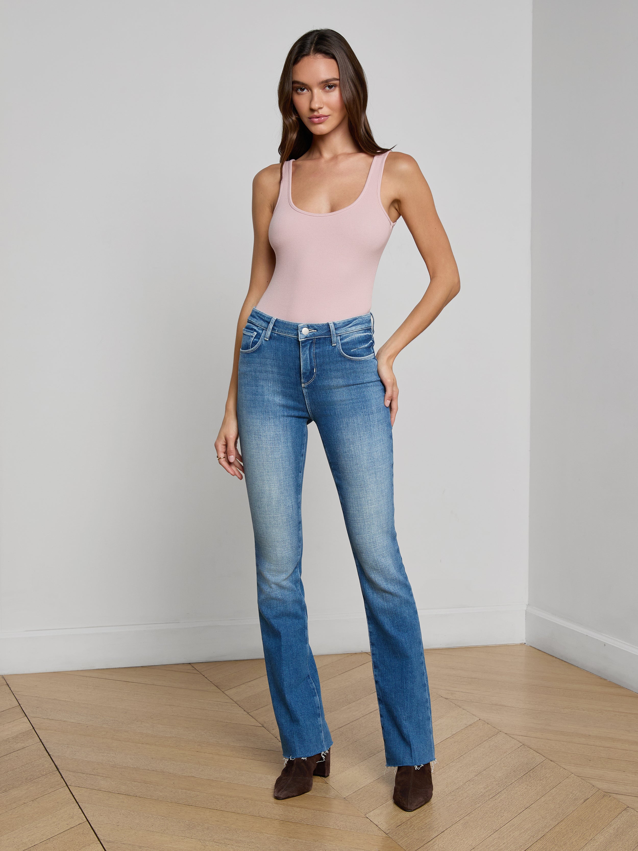 Ruth Straight-Leg Jean in Castro | L'AGENCE