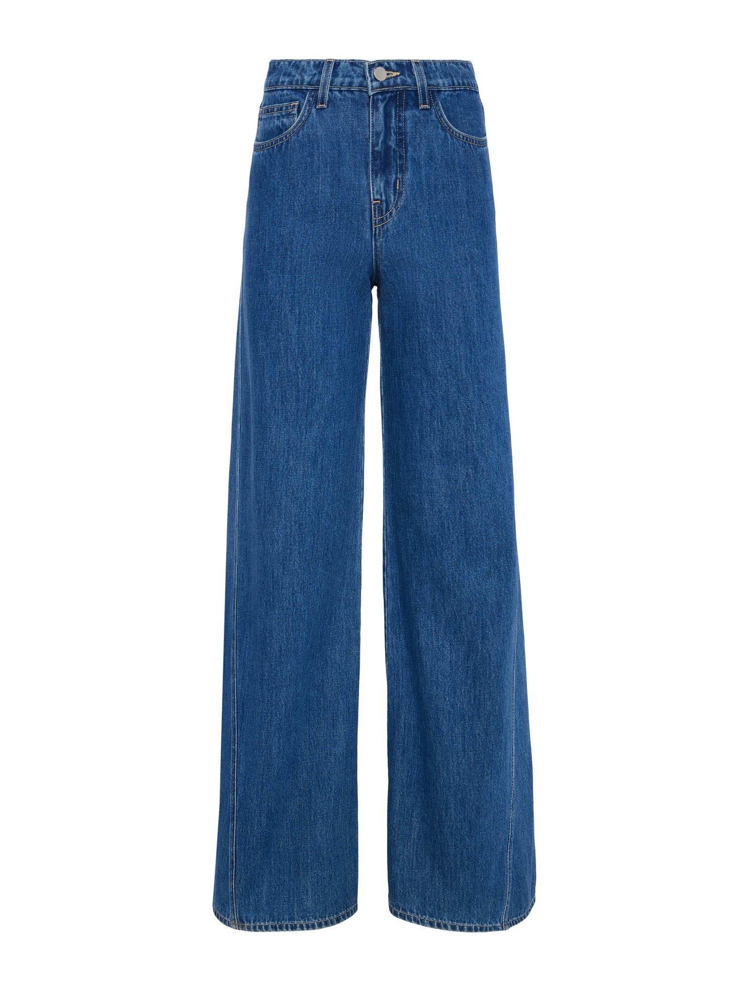 L'AGENCE - Beau High-Rise T-Seam Wide-Leg Jean in Glendora