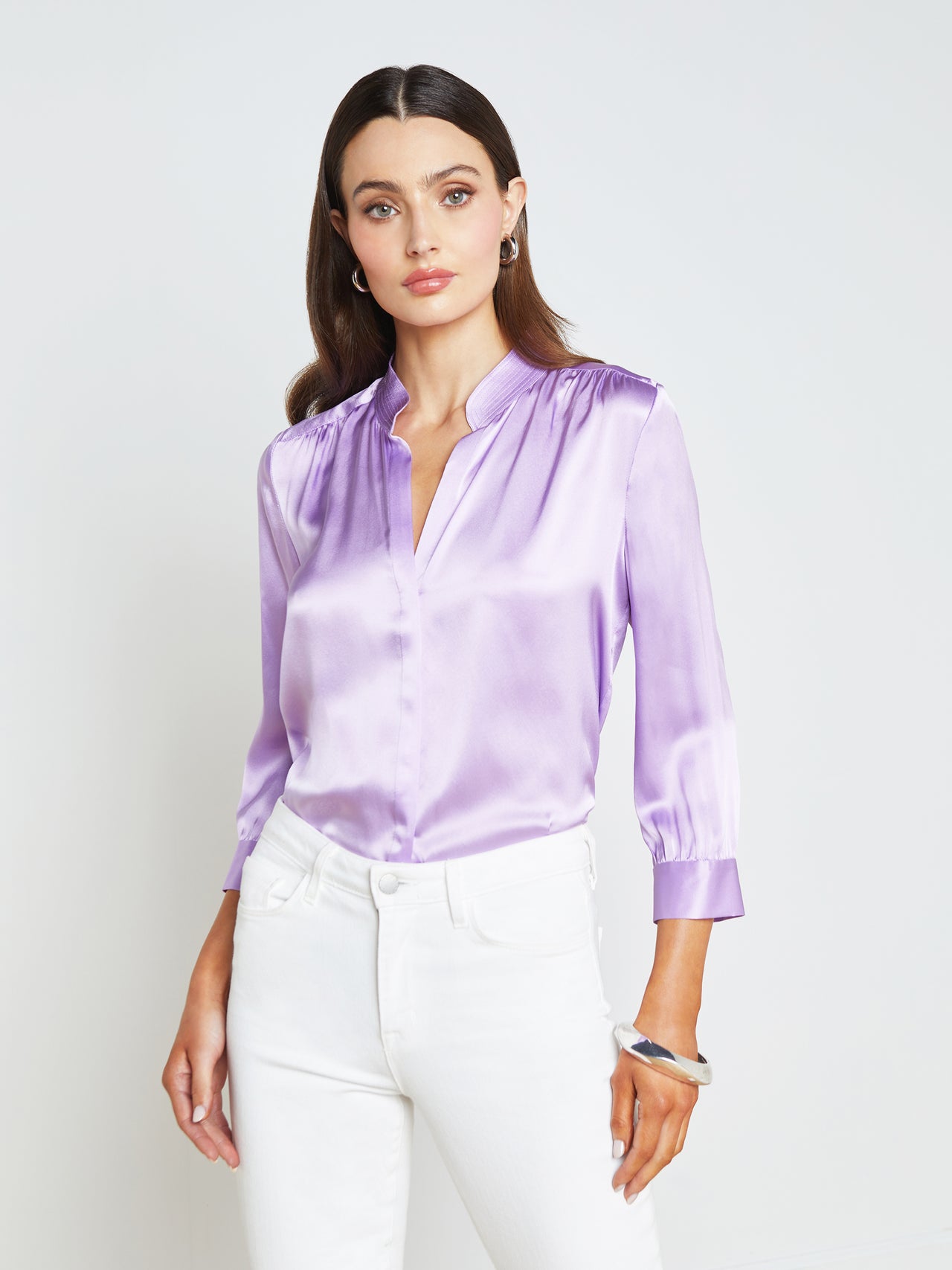 Elegant Silk Clothing - Dresses, Blouses & More | L'AGENCE