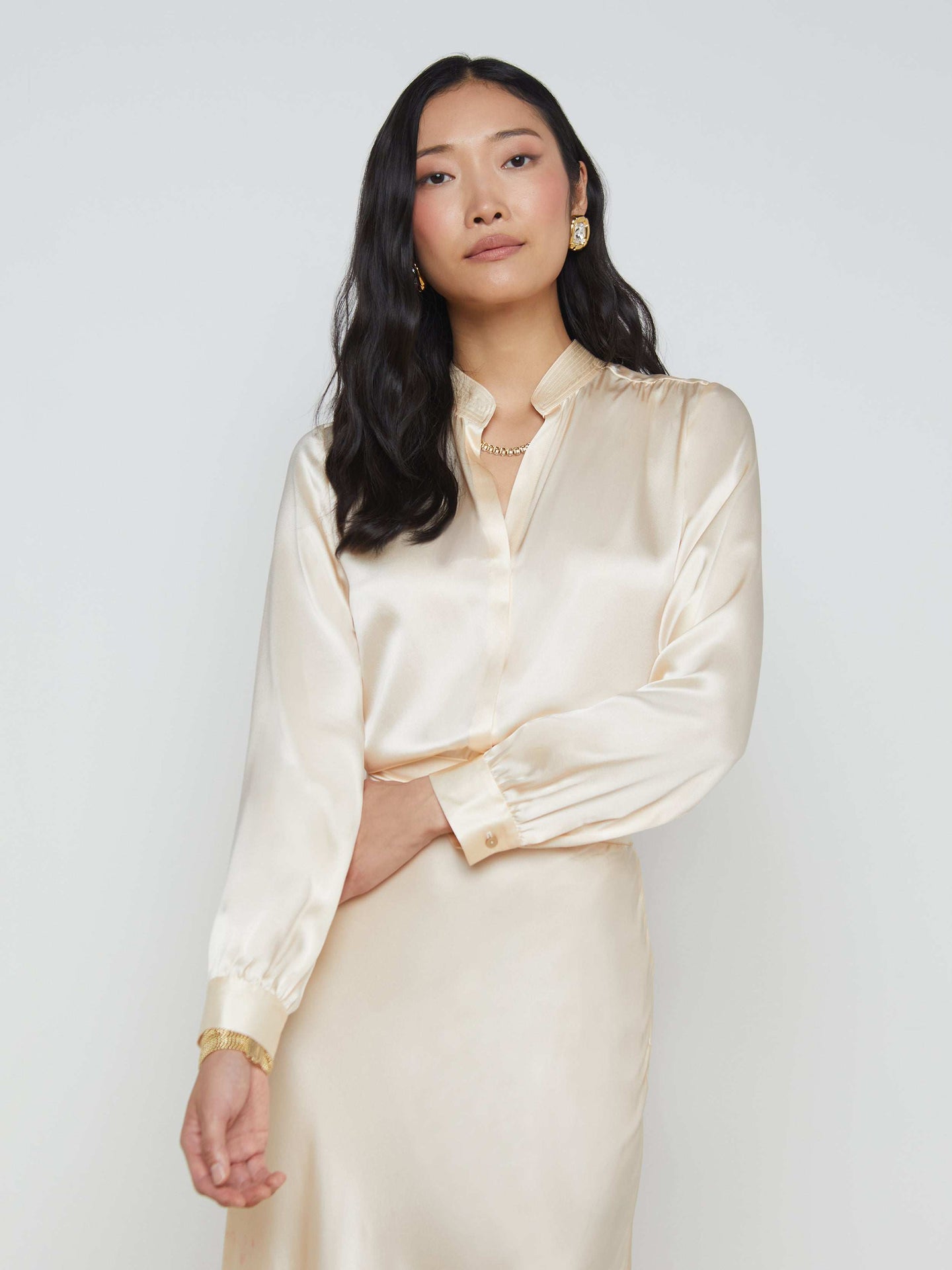 Elegant Silk Clothing - Dresses, Blouses & More | L'AGENCE