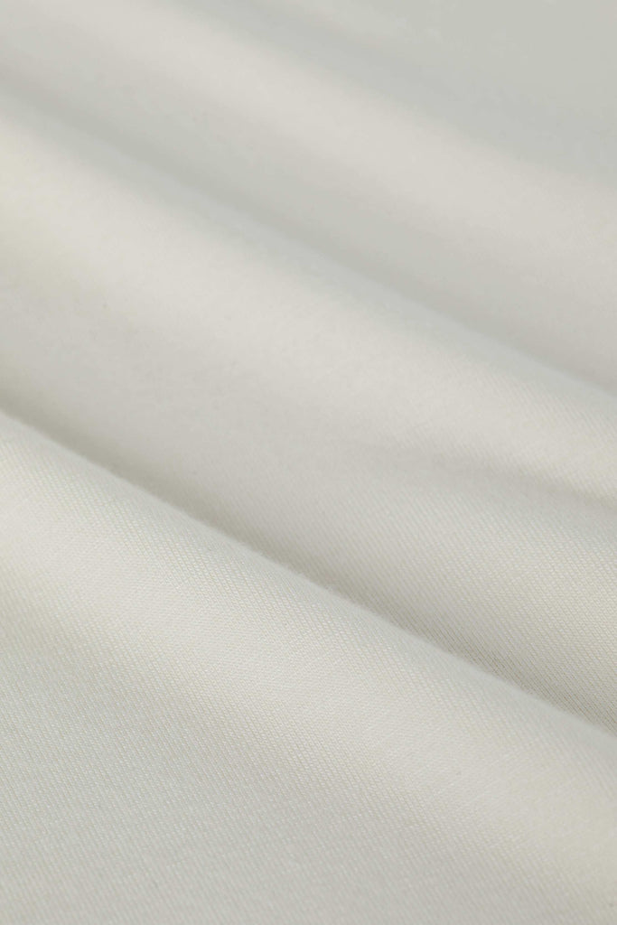 Ressi Fitted Tee in Vintage White | L'AGENCE